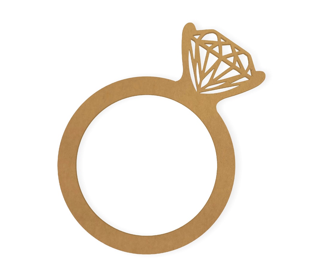 Diamond Wedding Ring, Cut Out, Wall Art, Home Decor, Wall Hanging, Cut ...