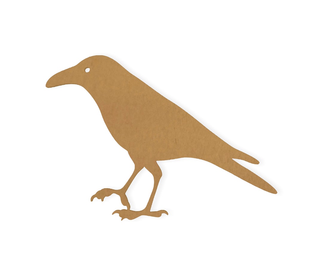 Crow Wall Hanging: Cardboard Cutout - Unfinished, Multiple Sizes - Etsy