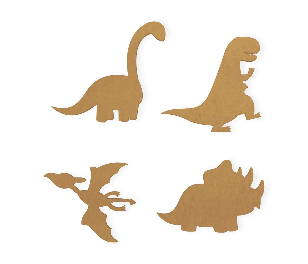 Dinosaur Wall Cutouts: Brachiosaurus, T-rex, Pterodactyl, Triceratops ...