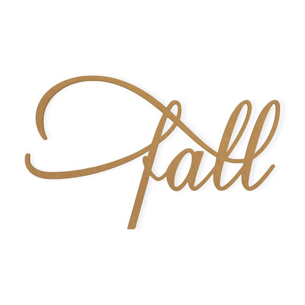 Fall Word Cutouts - Etsy