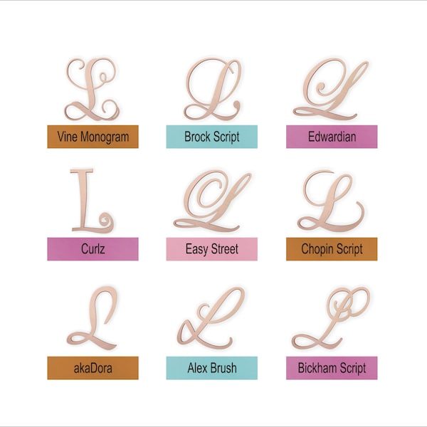 Wooden Letter L - Etsy