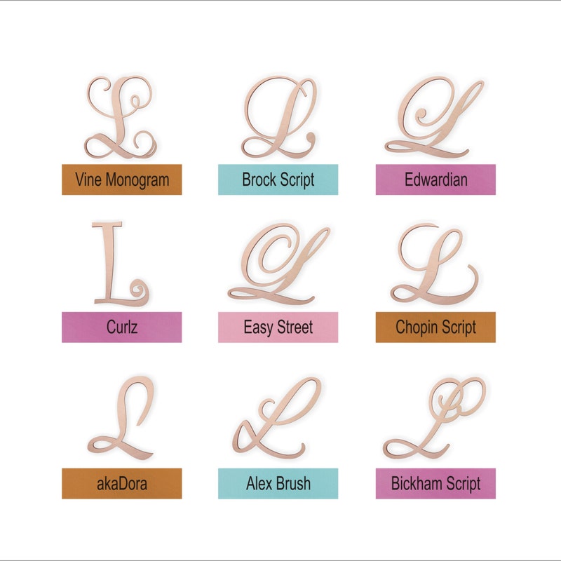 Wooden Letter L - Etsy