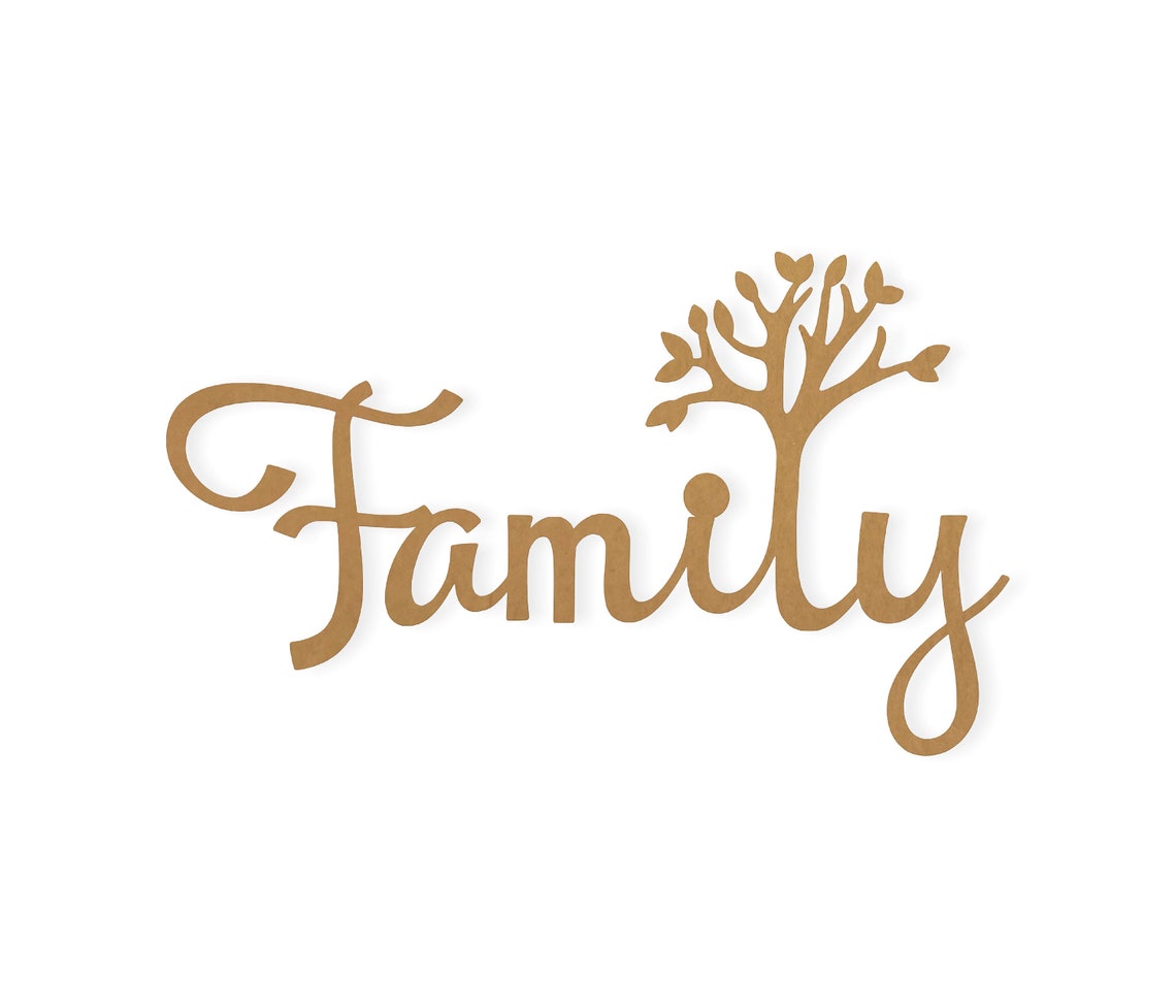 Family Tree Cut Out Wall Art Home Decor Wall Hanging Cut - Etsy
