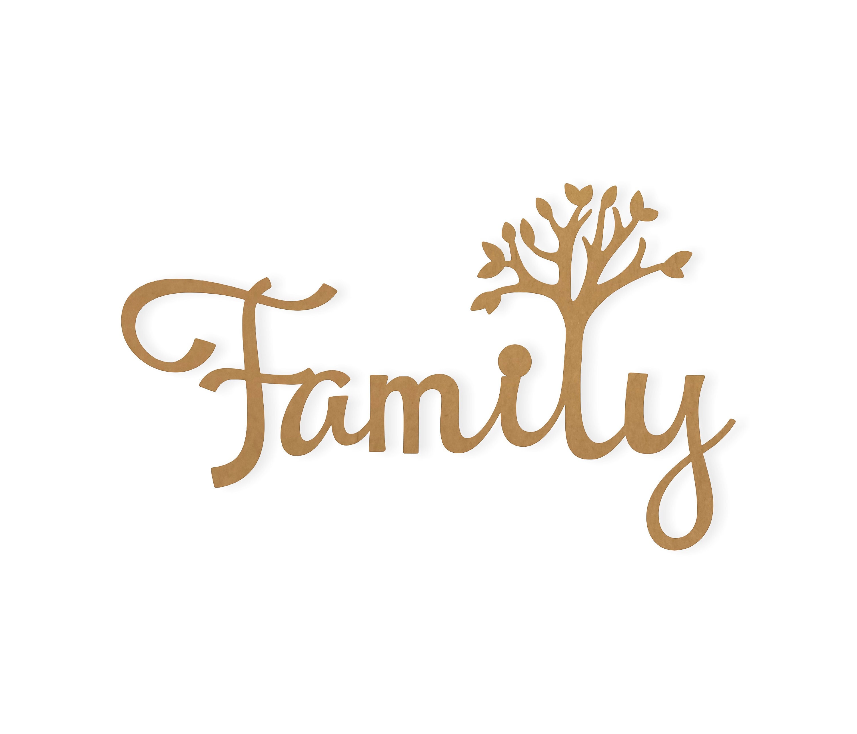 Family Tree Cut Out Wall Art Home Decor Wall Hanging Cut - Etsy