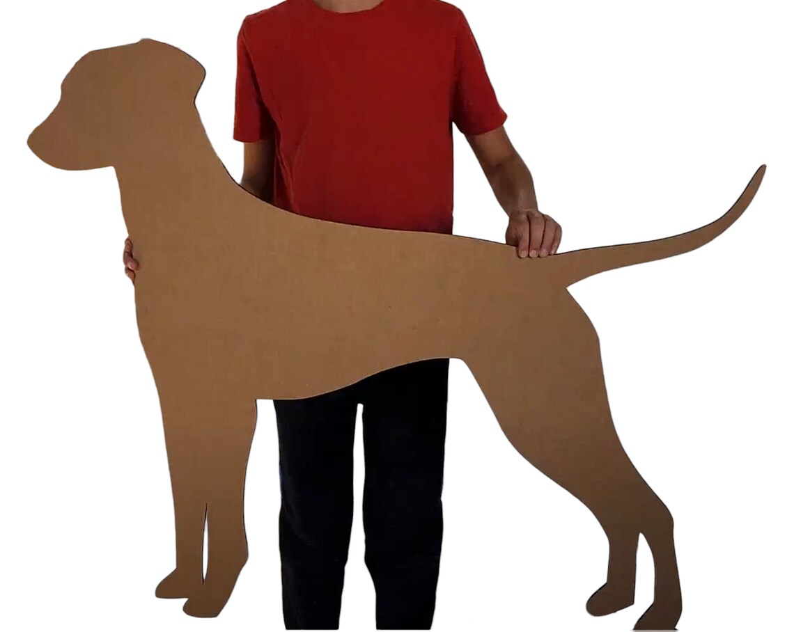 Dog Silhouette Wall Art: Personalized Breed Cutouts - Cardboard Decor ...