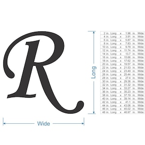 Wooden Monogram Letter "r" - Large or Small, Unfinished, Cursive Wooden ...