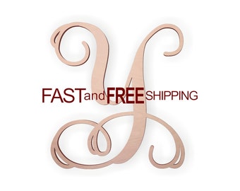 Monogram letter y | Etsy