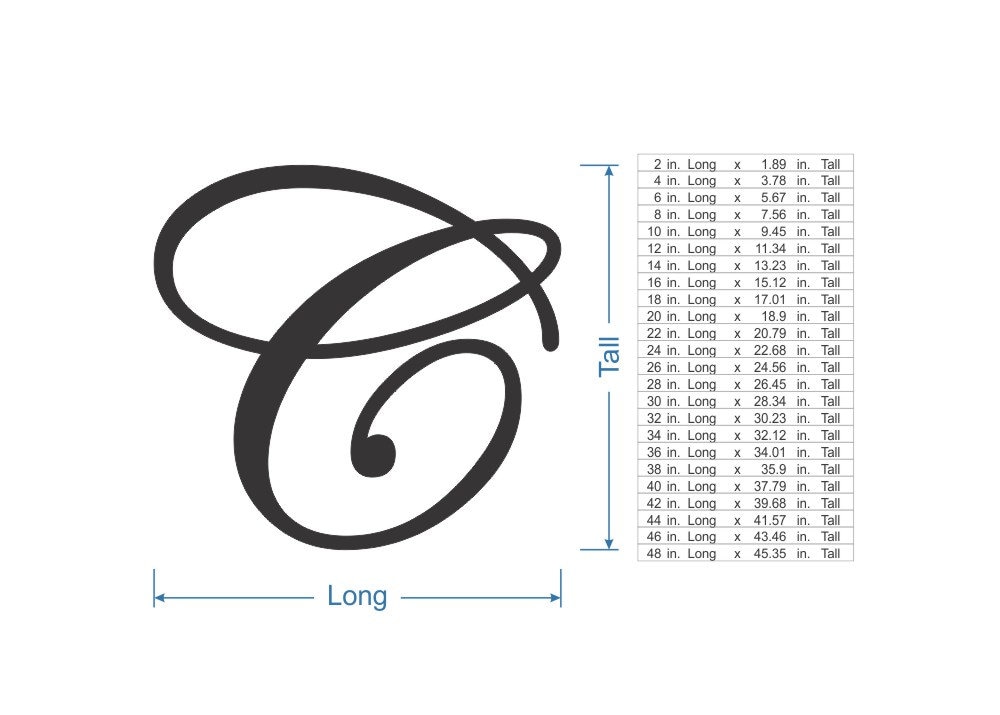 Cursive Capital Letter C