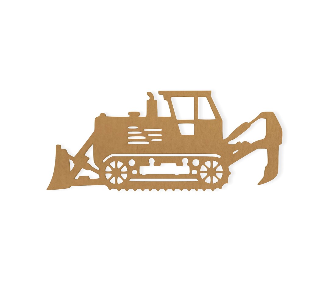 Bulldozer Wall Hanging: Boys Room Decor, Ready to Paint - Etsy
