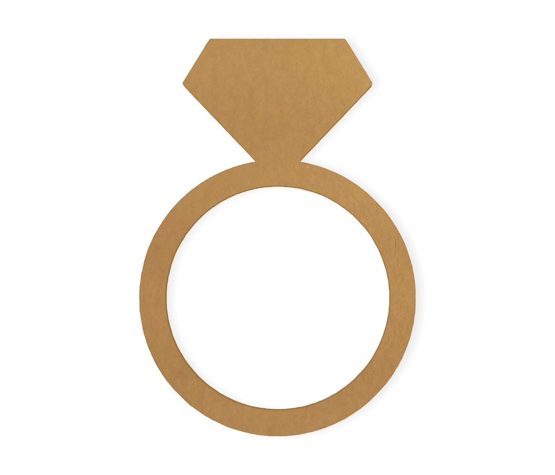 Diamond Wedding Ring, Cut Out, Wall Art, Home Decor, Wall Hanging, Cut ...