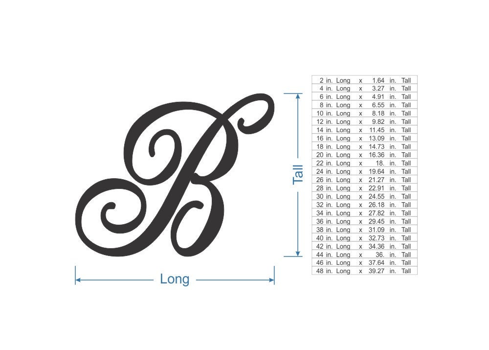 Wooden Monogram Letter b Large or Small - Etsy