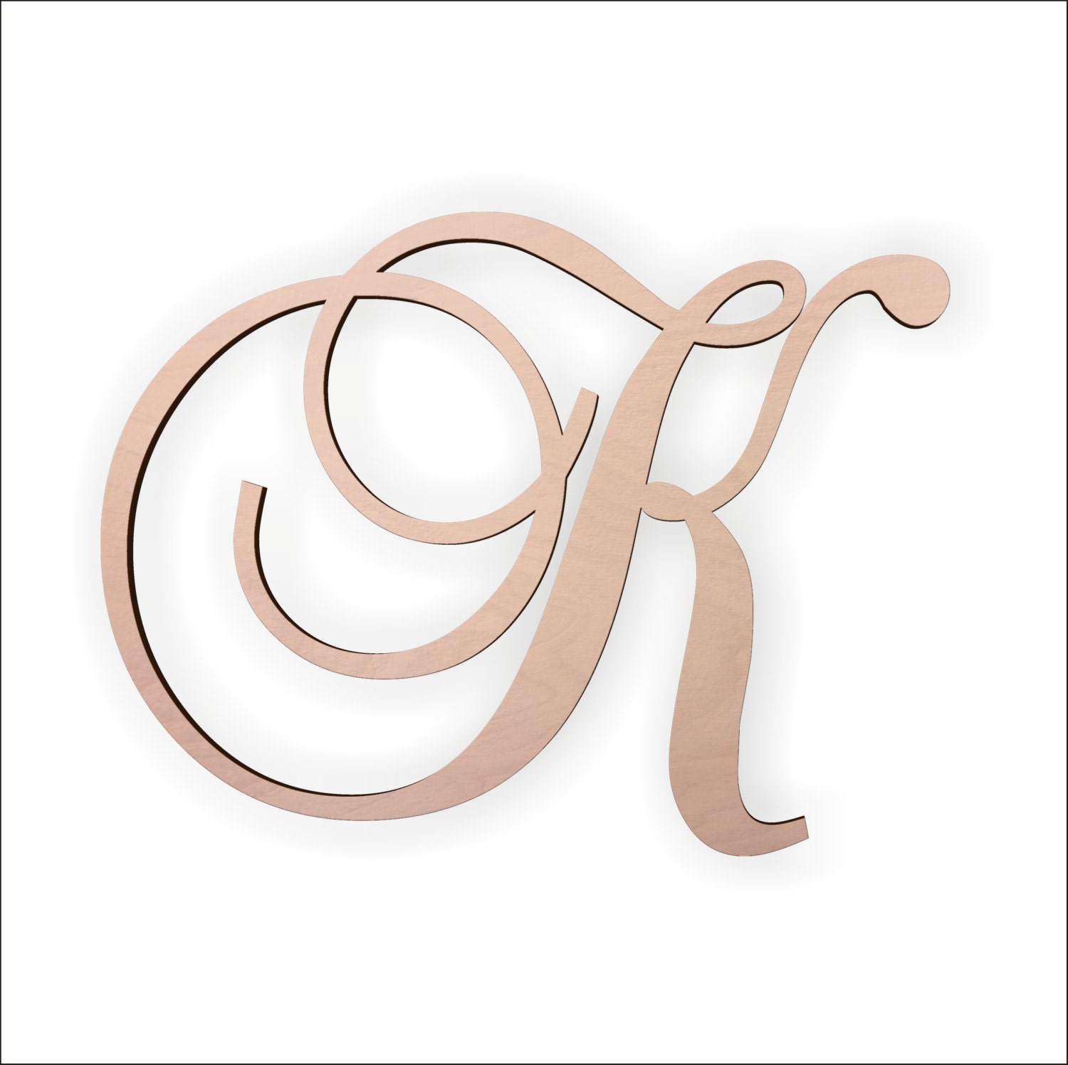 Wooden Monogram Letter k Large or Small - Etsy