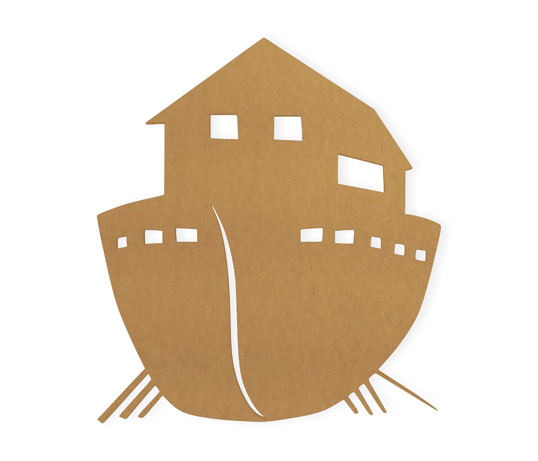 Noah's Ark, Cutout, Biblical Decor, Noah's Ark Decal, Home Decor ...