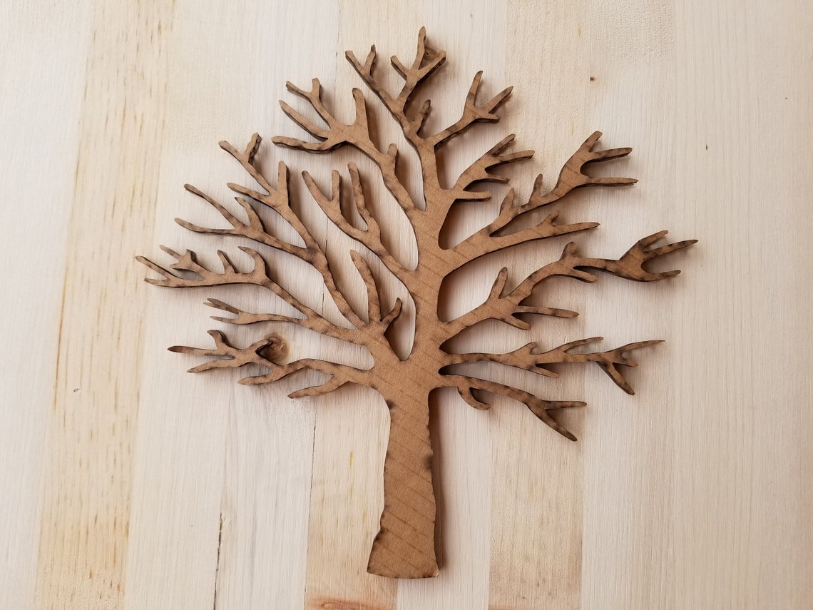 Tree Shape Cutout Home Decor Cut From Quality Cardboard - Etsy