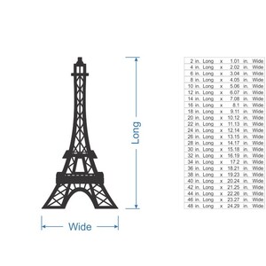 Eiffel Tower - Cutout, Home Decor, Cut From Quality Cardboard ...