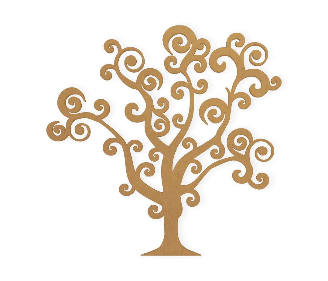 Whimsical Tree Cutout: Wooden Wall Decor (multiple Sizes Available) - Etsy