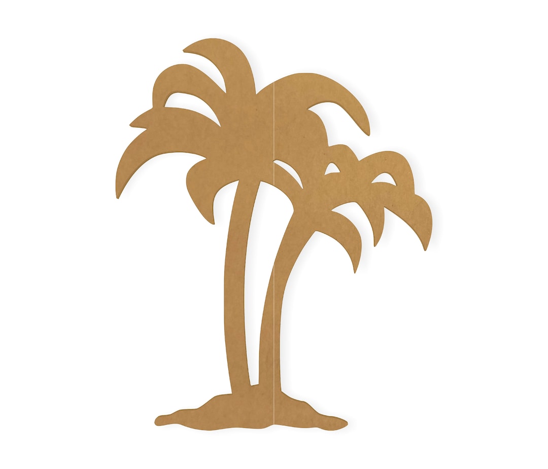 Palm Tree Wall Art Cutout - Lightweight Cardboard Decor - Etsy
