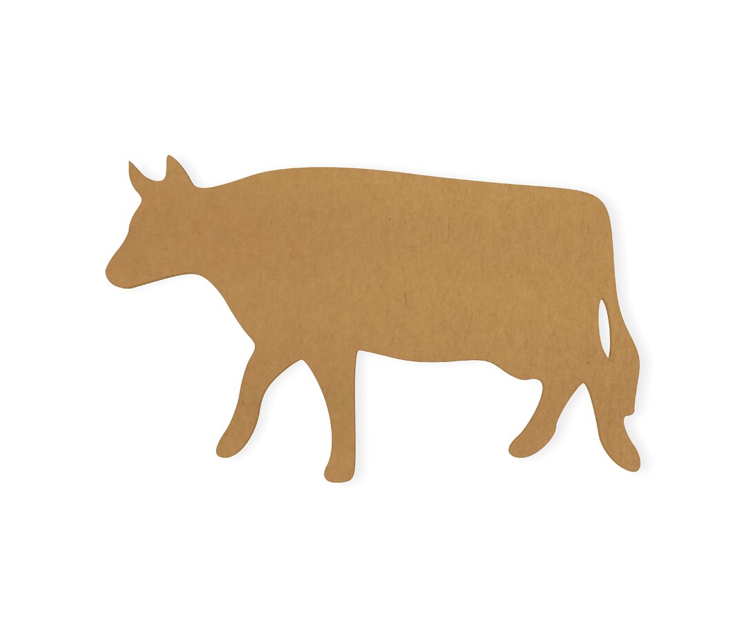 Cow Wall Hanging: Laser Cut Cardboard Animal Decor - Etsy