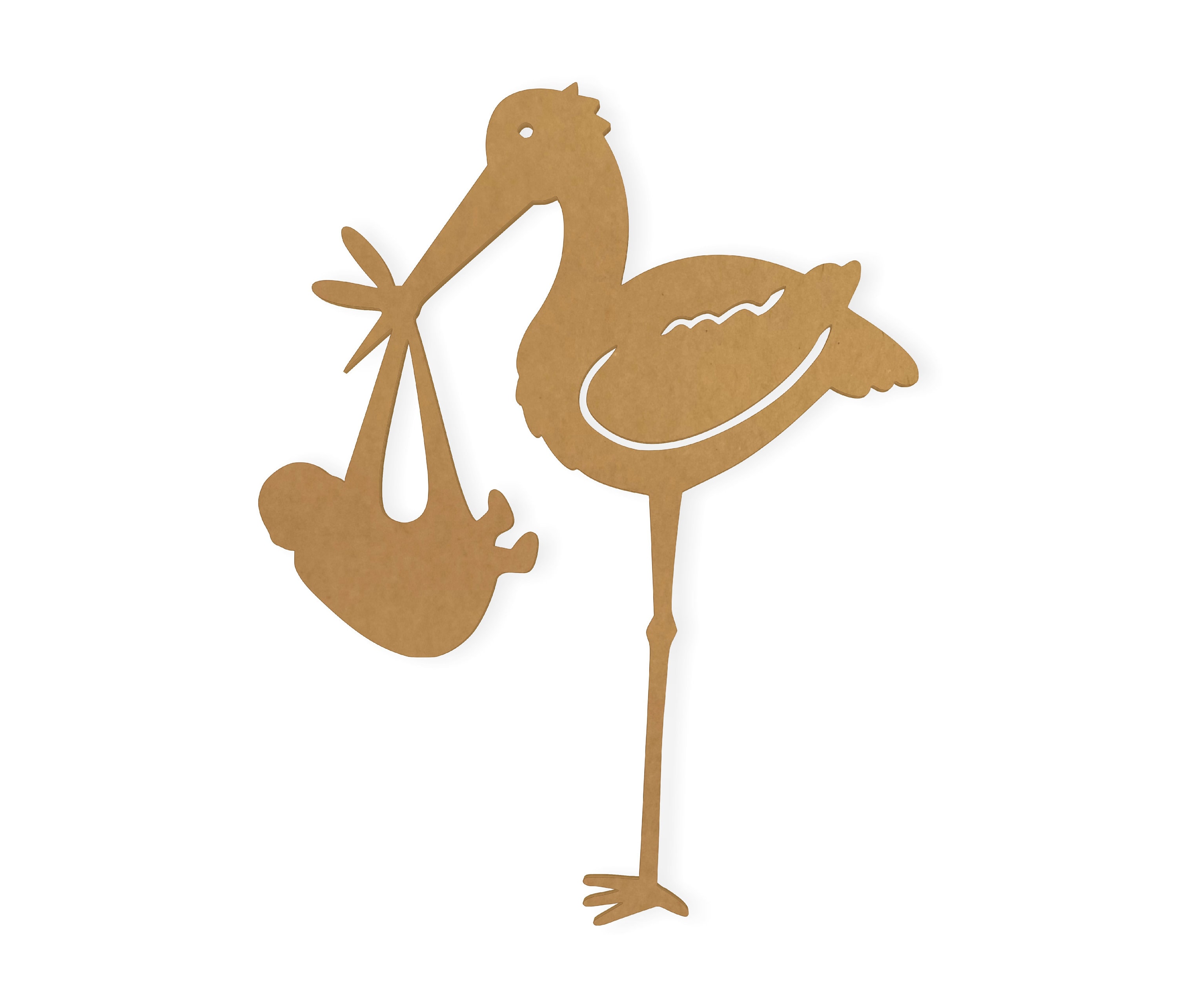 Stork Baby Shower Decor Cut Out Wall Art Home Decor Wall - Etsy