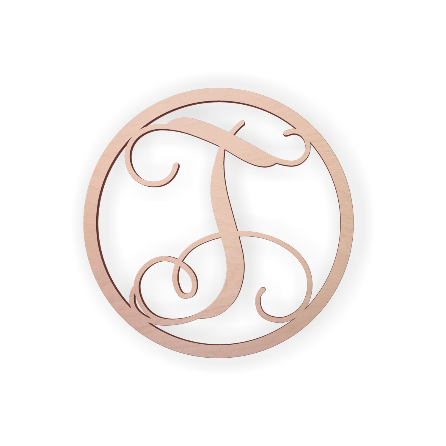 Wooden Monogram Letter t Large or Small - Etsy