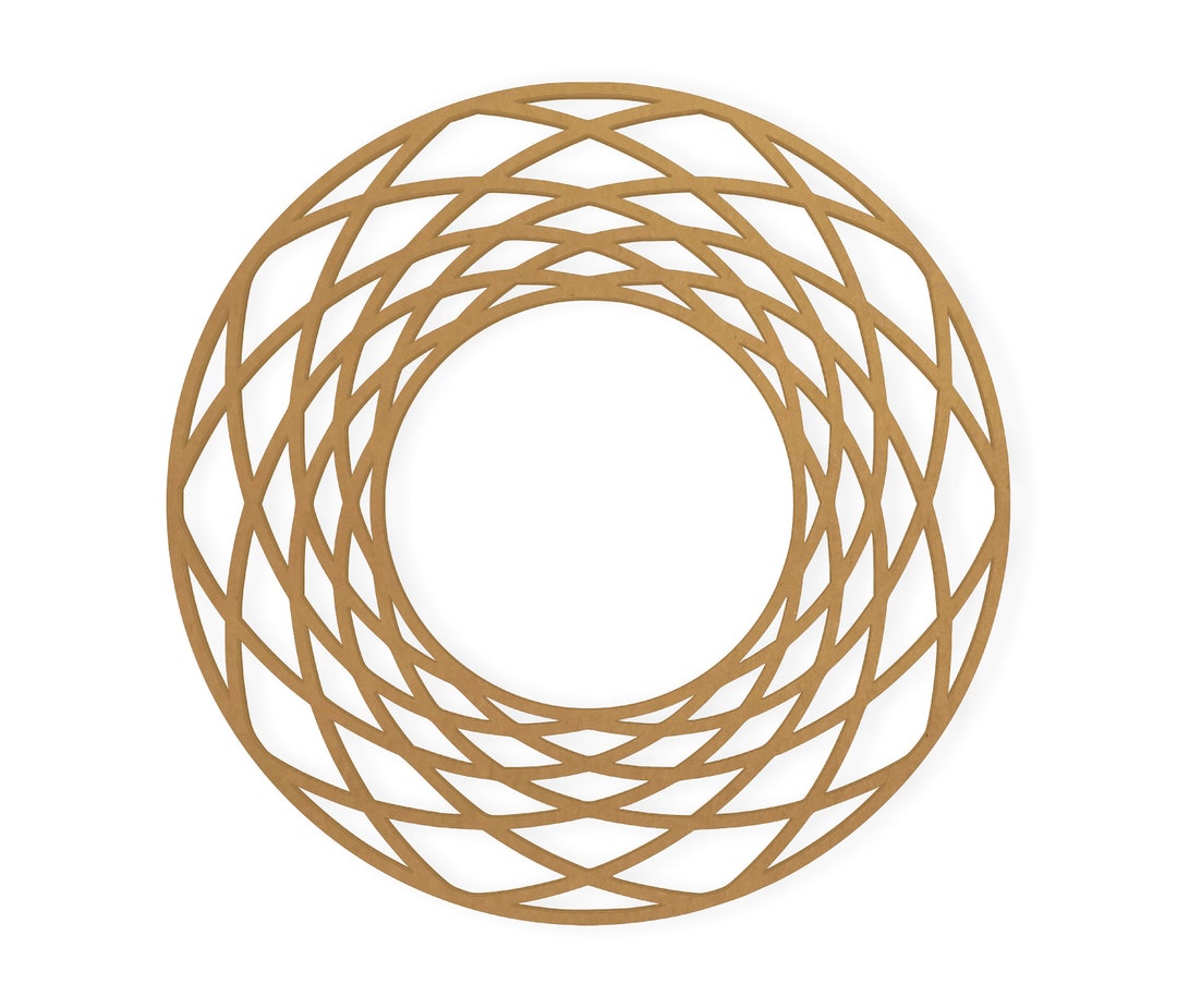 Abstract Circle Frame, Cut Out, Wall Art, Home Decor, Wall Hanging, Cut ...