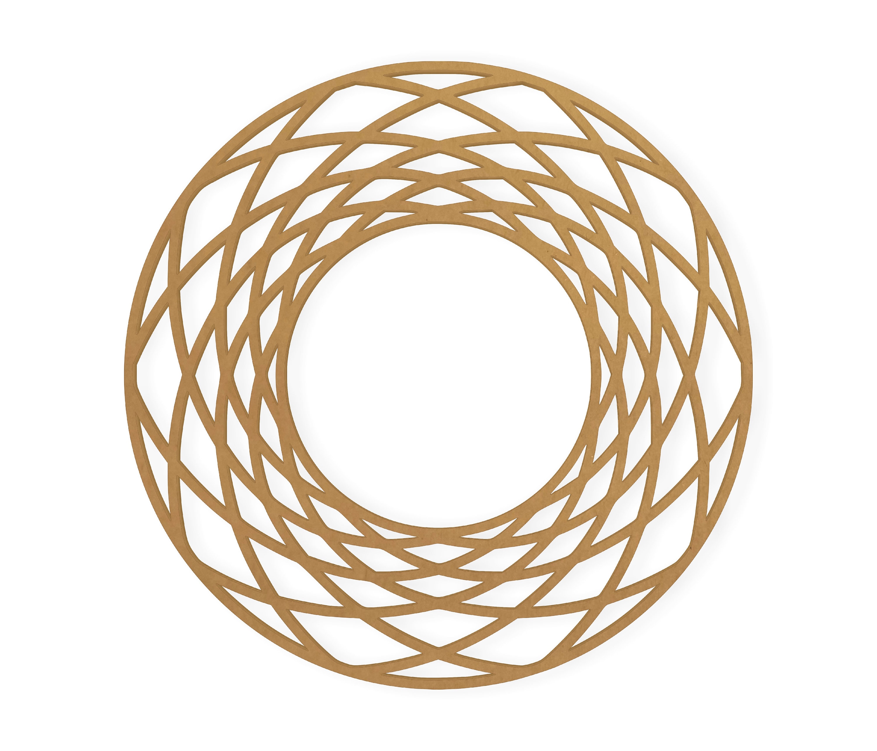 Abstract Circle Frame Cut Out Wall Art Home Decor Wall - Etsy