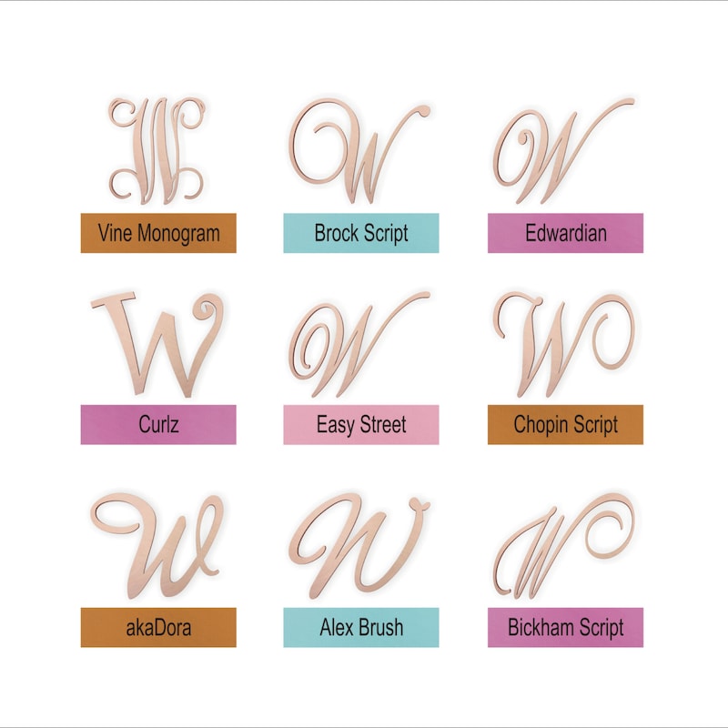 Wooden Letter W - Etsy