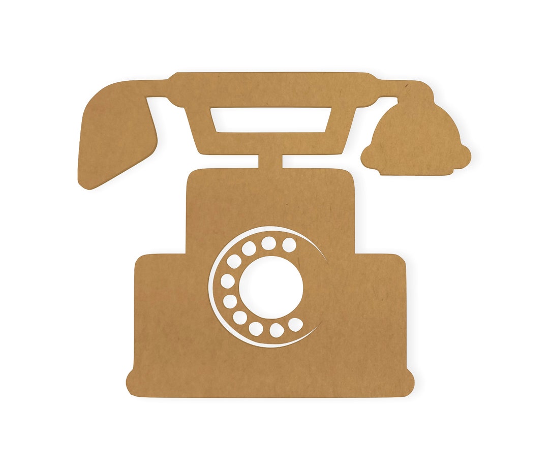 Vingift Tage Telephone, Cut Out, Wall Art, Home Decor, Wall Hanging ...