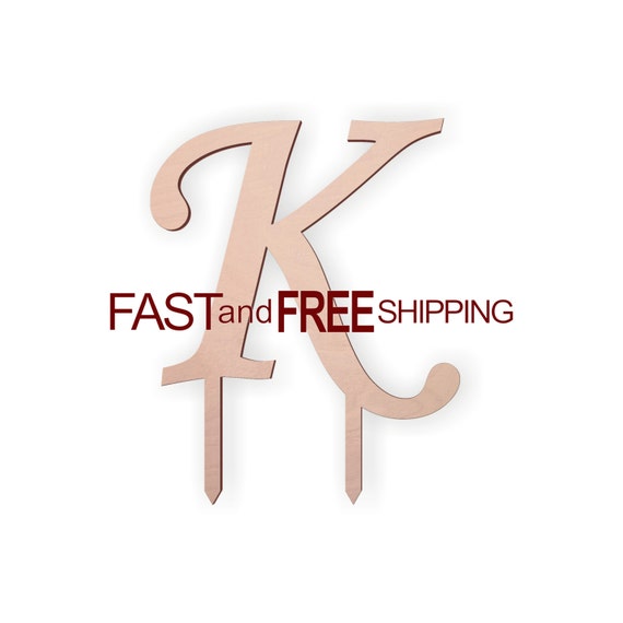 Cake Topper Letter k Wedding Cake Topper - Etsy