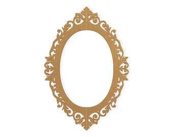 Oval Frame Cutout | Etsy