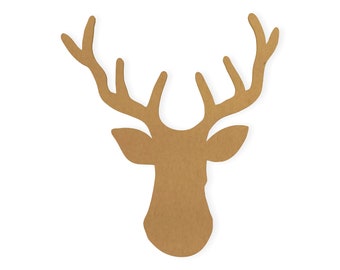 Deer Head Cut Out - Etsy