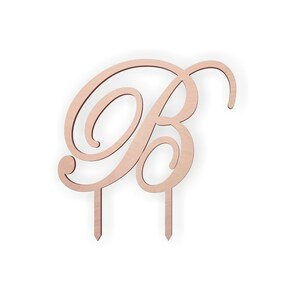 Cake Topper Letter "b" - Wedding Cake Topper, Birthday Cake Topper ...