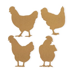 Cardboard Chicken Cutout - Etsy