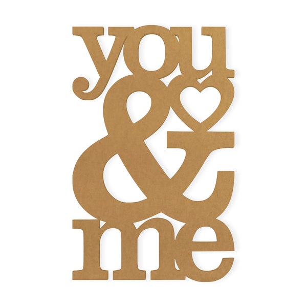 You and Me Sign - Etsy