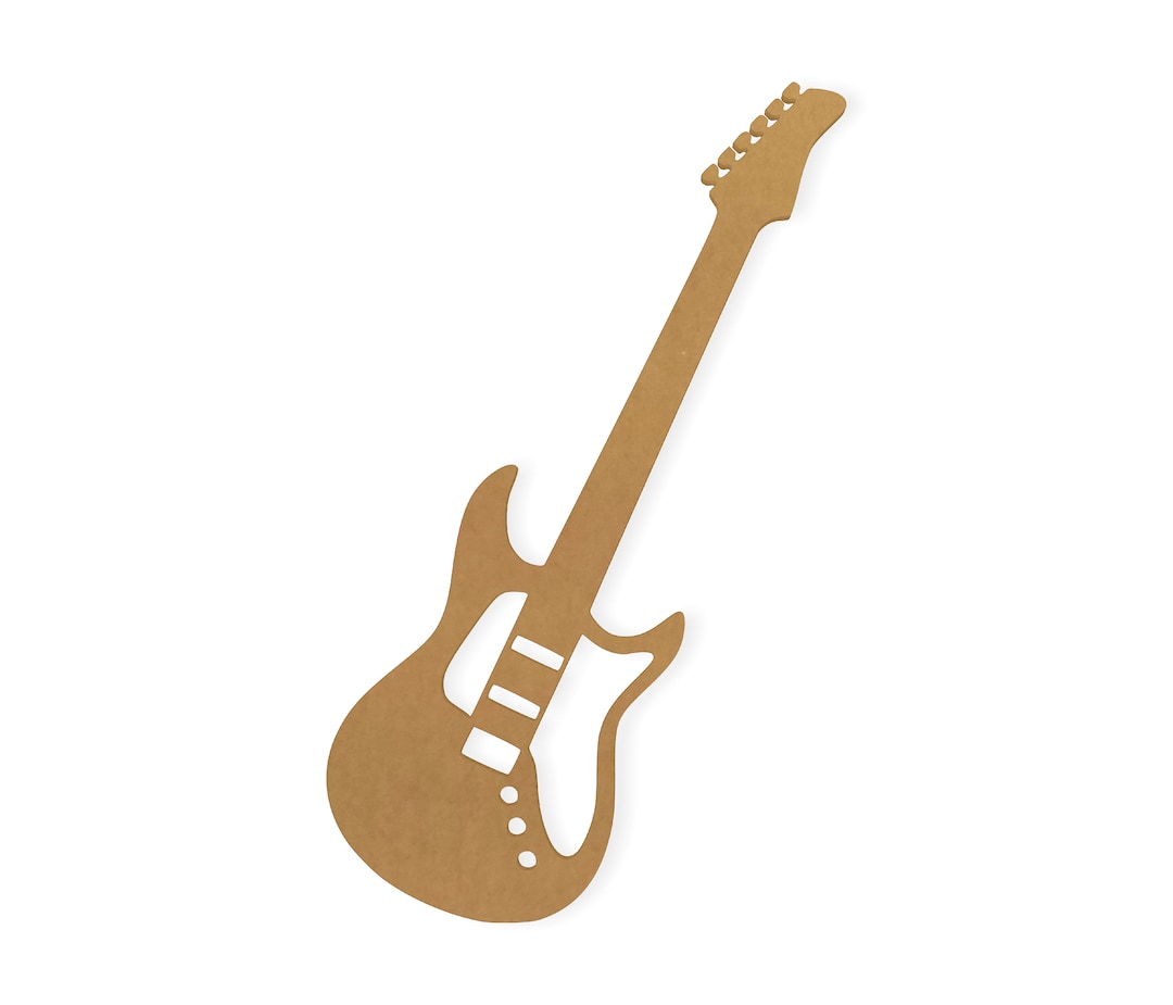 Guitar - Guitar Cut Out, Guitar Wall Art, Home Decor, Wall Hanging, Cut ...