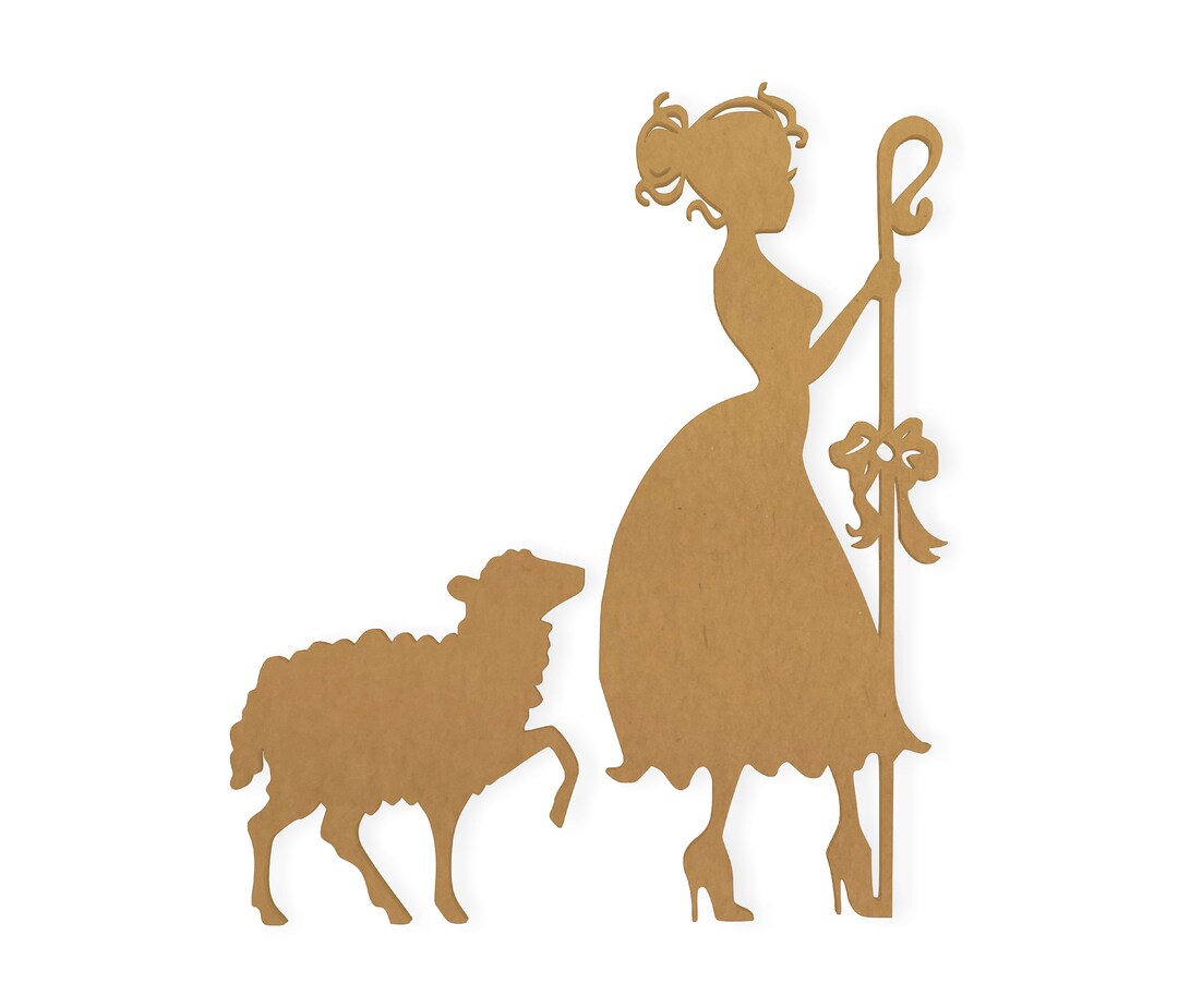 Bo Peep Wall Hanging: Cardboard Cutout - Sizes 5 to 42 Inches - Etsy