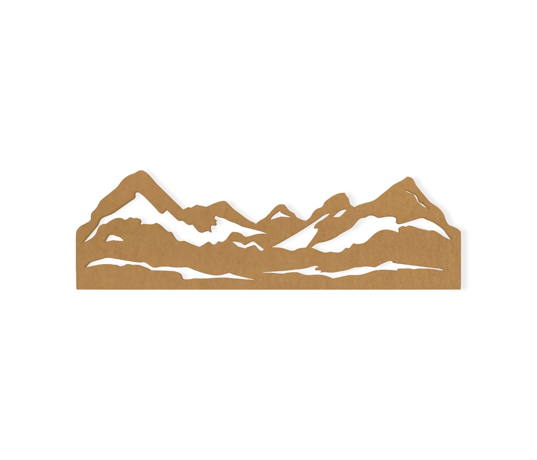 Mountains, Landscape, Cut Out, Wall Art, Home Decor, Wall Hanging ...