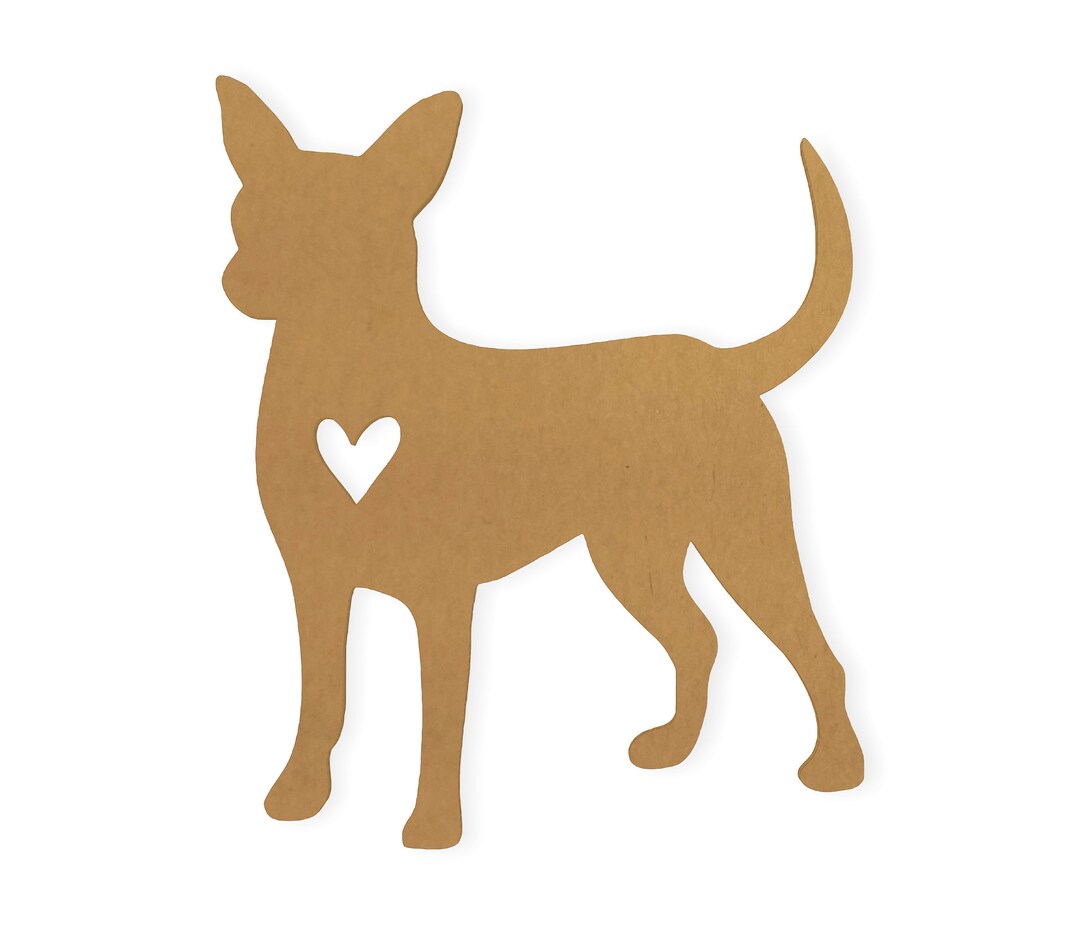 Chihuahua Wall Art Cutout: Cardboard, DIY Paintable, Multiple Sizes - Etsy