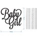 Baby Girl Wall Art: Heart Cutout Word Decor (multiple Sizes) - Etsy