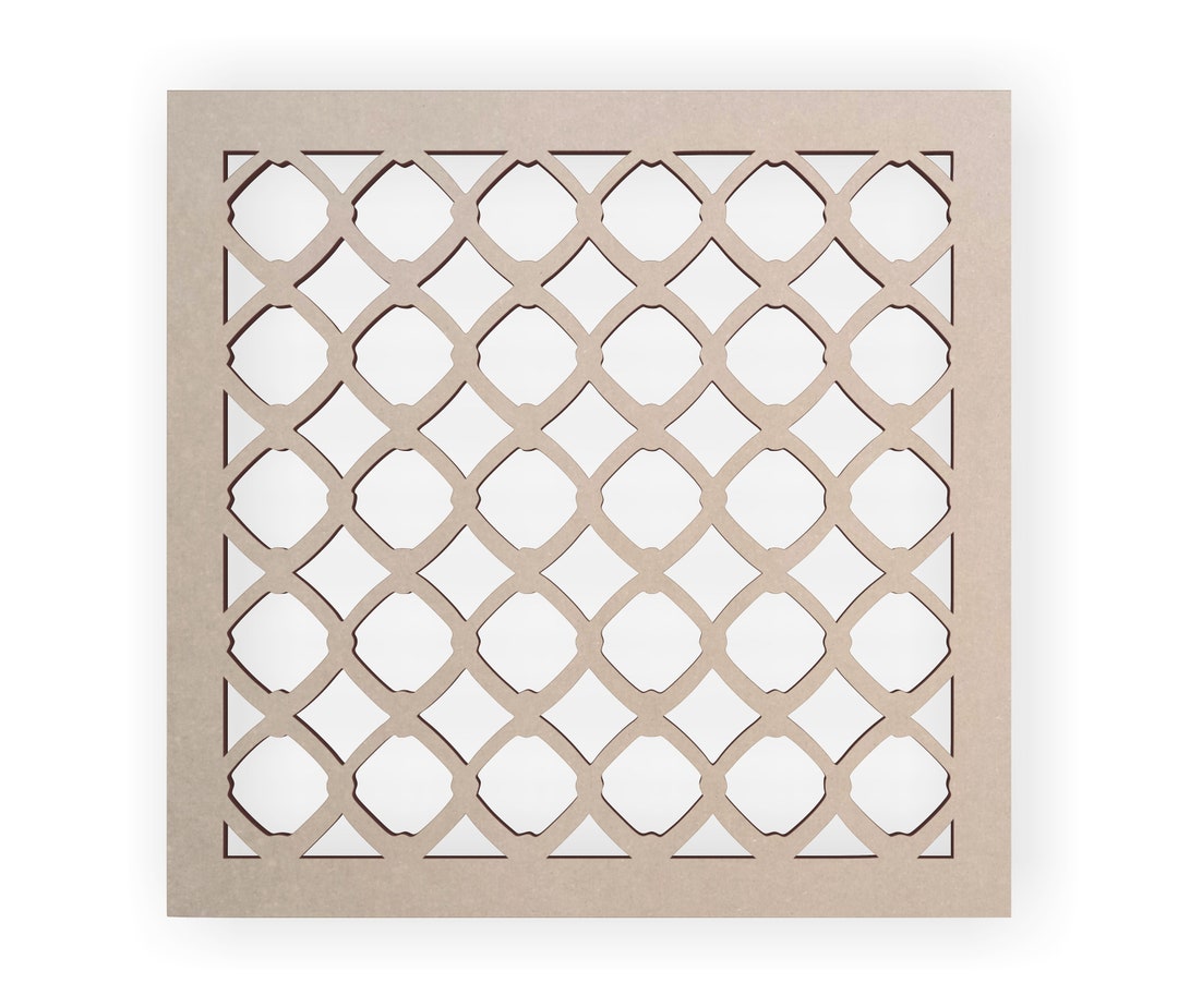 Diamond Pattern Wall Decor - Ready to Paint Cardboard Cutout - Etsy