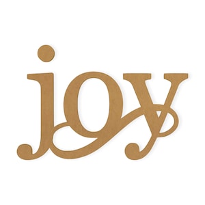 Wall Hanging Word Art Joy - Cutout, Home Decor, Cut From Quality ...