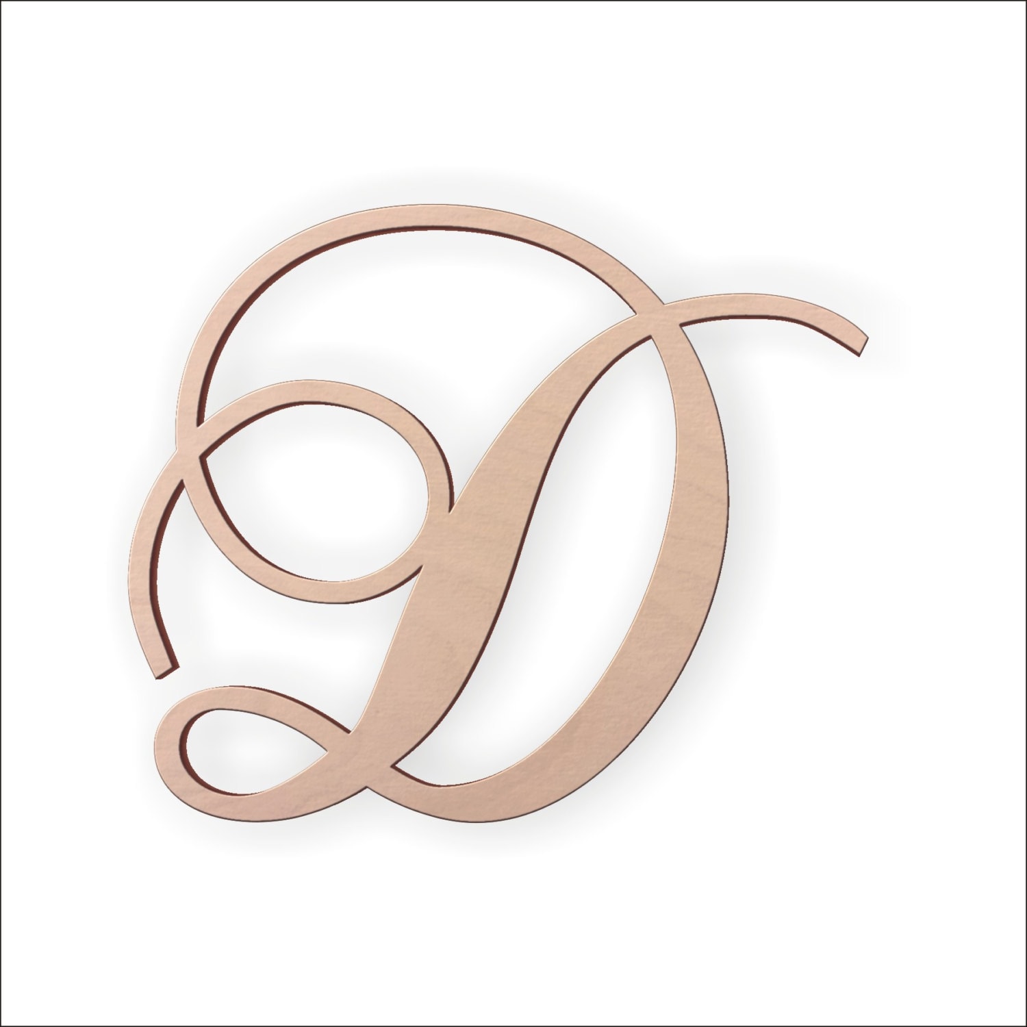 Fancy Capital Letter D