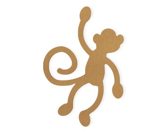 Monkey Cut Out | Etsy