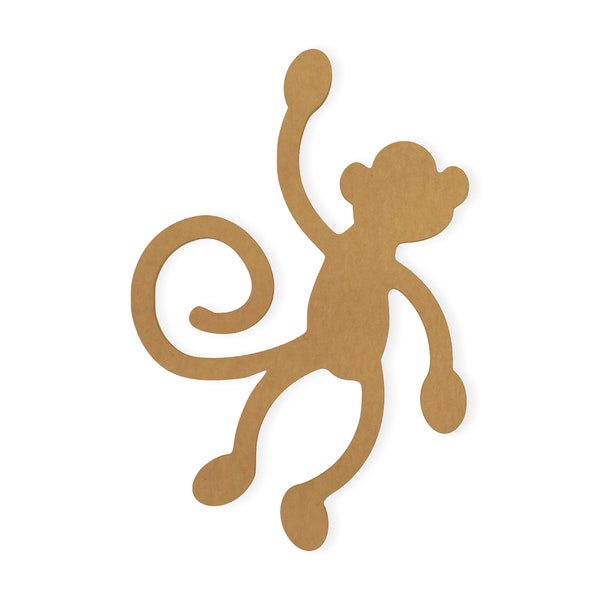 Monkey Cut Out - Etsy