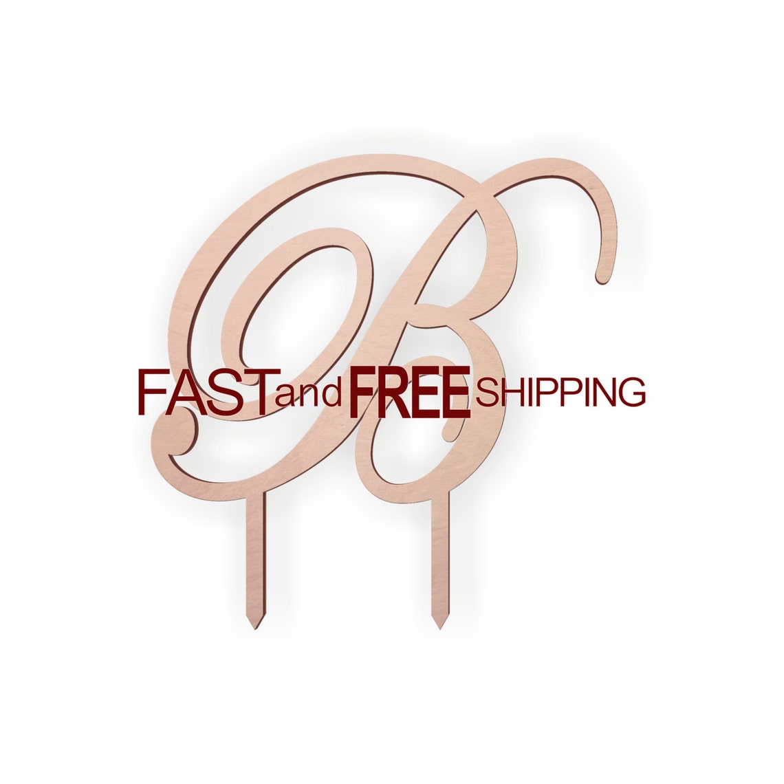 Cake Topper Letter b Wedding Cake Topper - Etsy