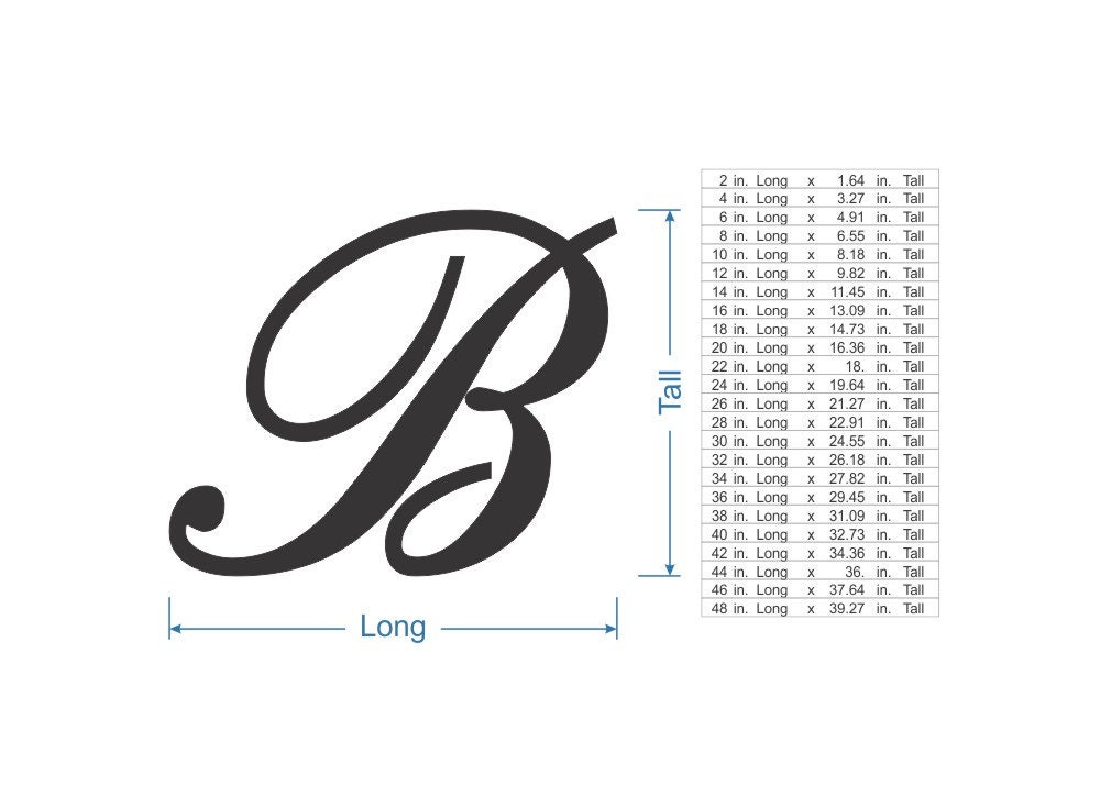 Wooden Monogram Letter b Large or Small | Etsy