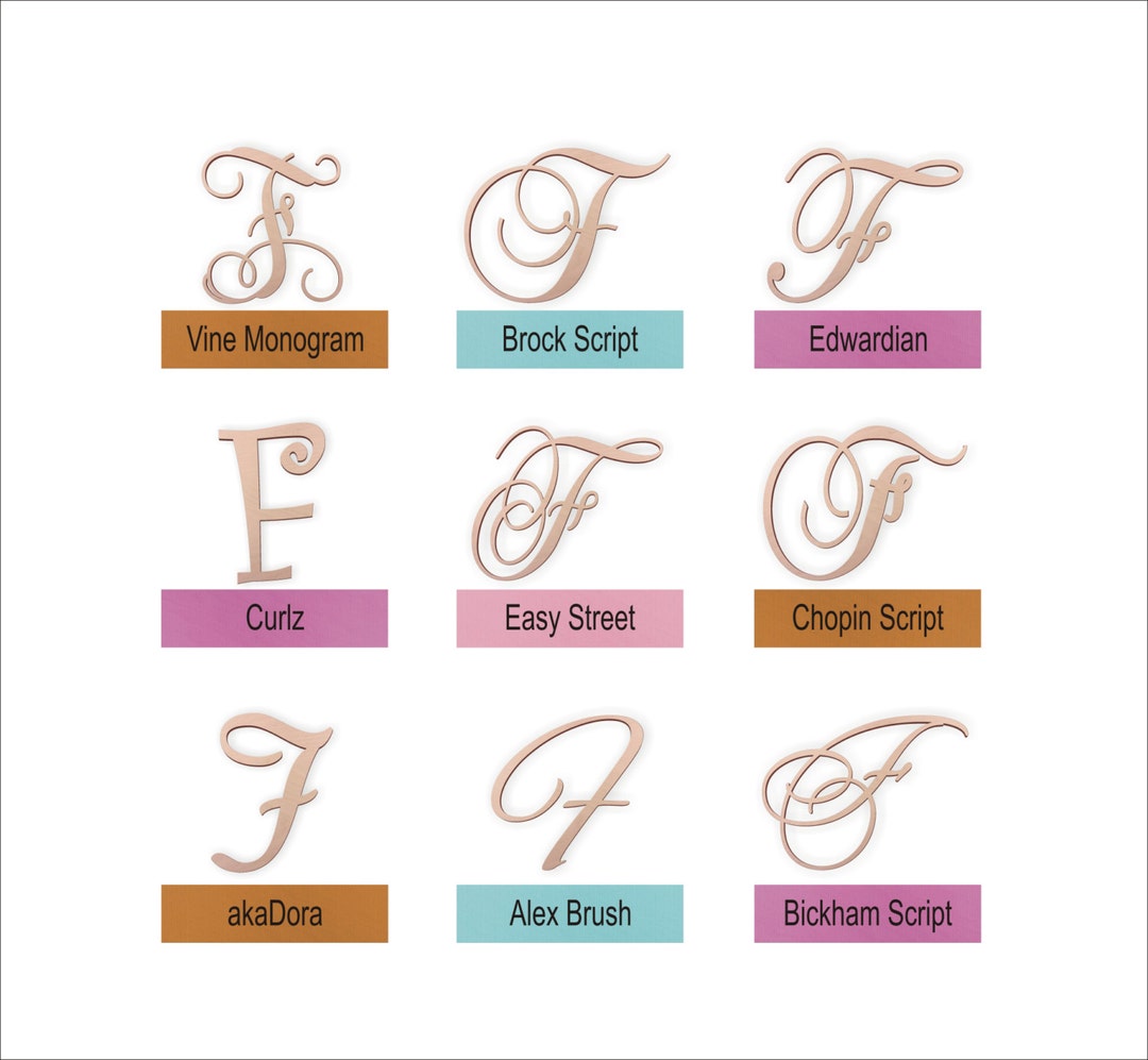Wooden Cake Topper Letter F: Paintable, 5in Tall With Prongs - Etsy
