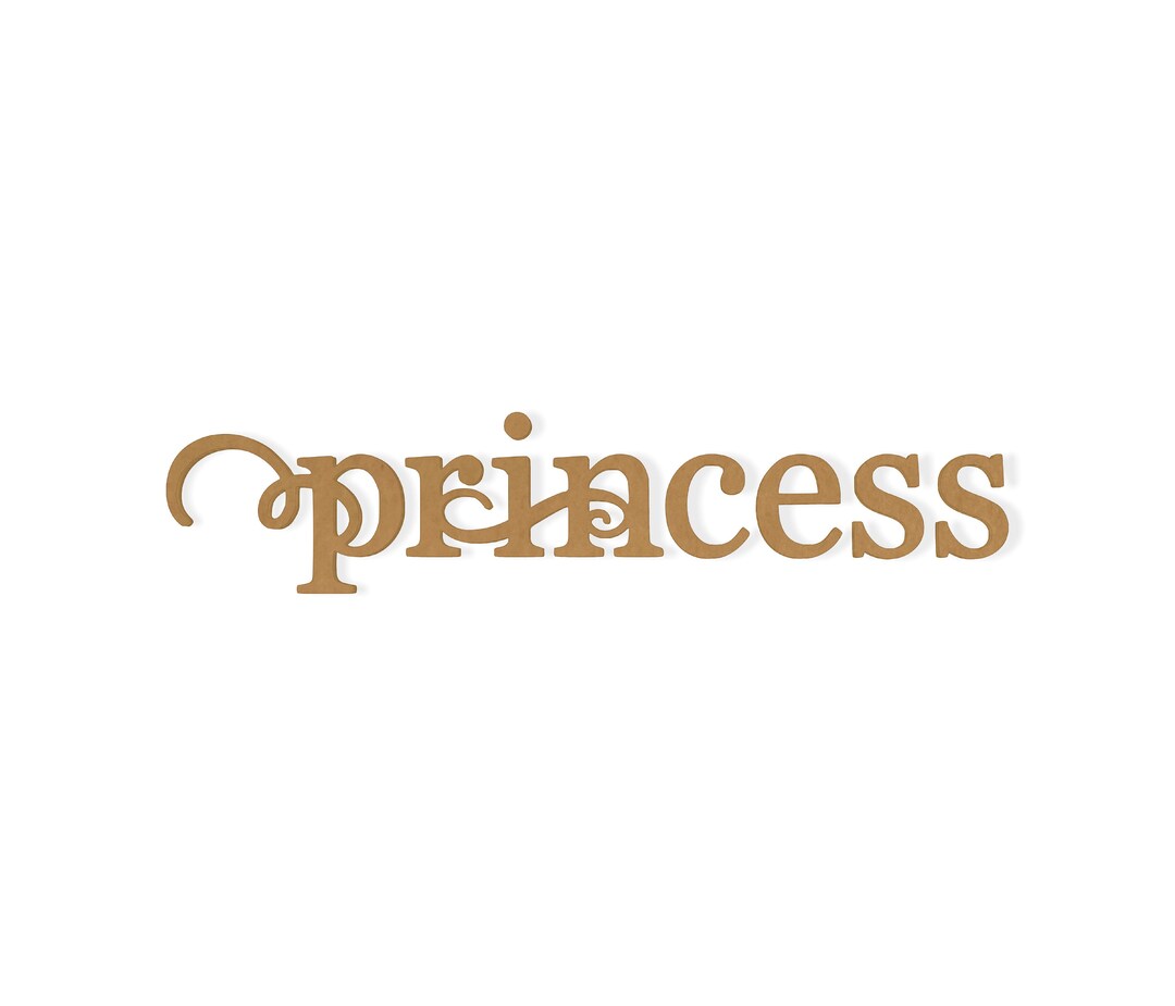 Princess Baby Shower Word Art: Cardboard Cutout, DIY Decor - Etsy UK