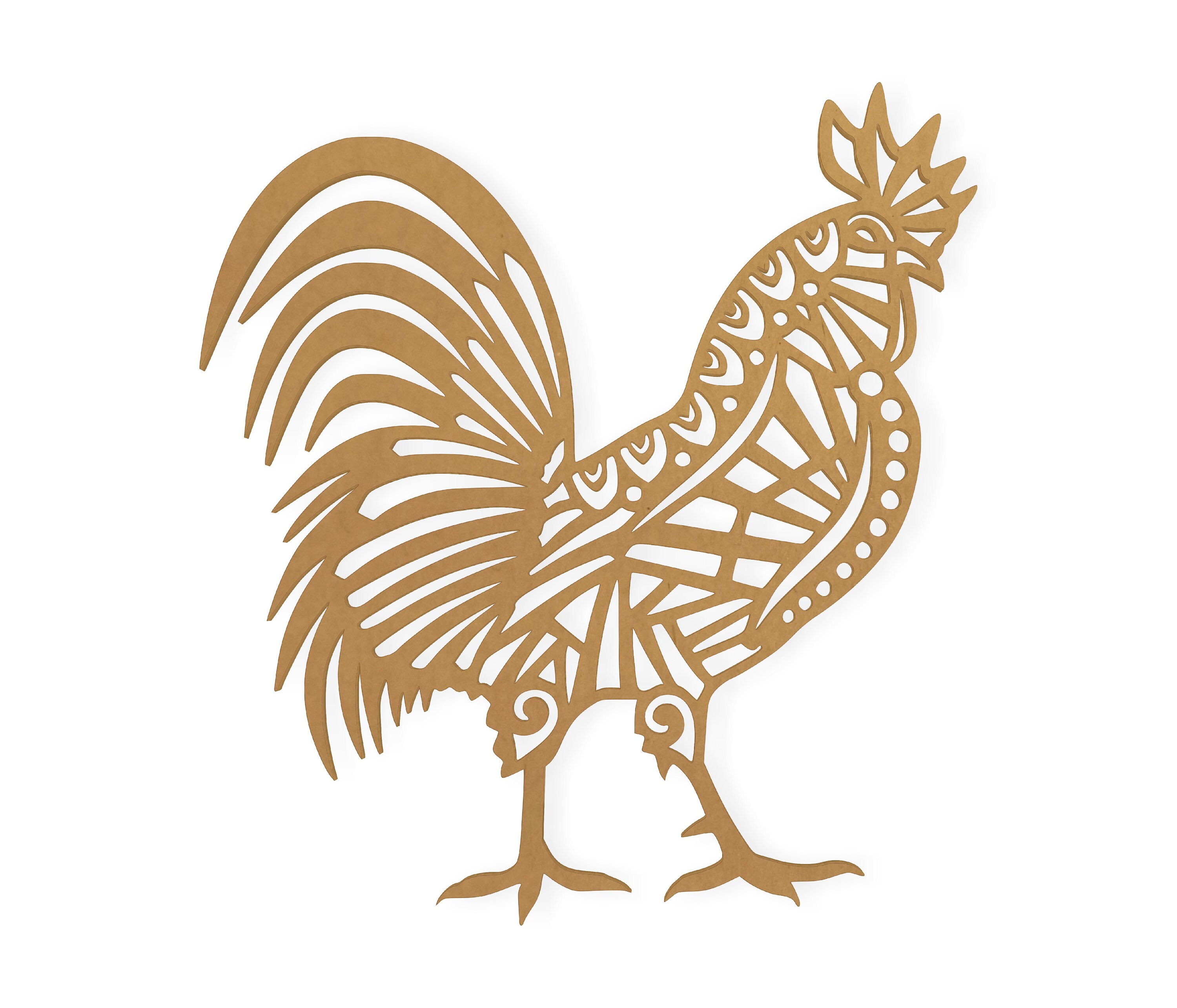 Tribal Rooster Cut Out Wall Art Home Decor Wall Hanging - Etsy