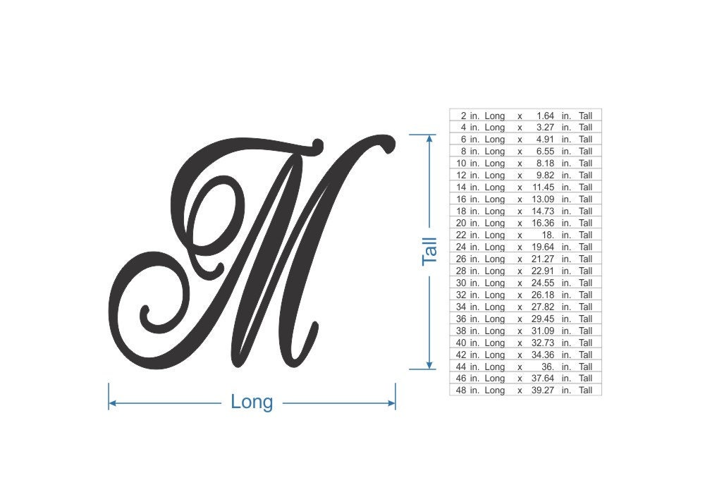 Wooden Monogram Letter m Large or Small | Etsy